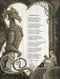 Lewis Carroll Alice In Wonderland Jabberwocky The Jabberwocky Poem