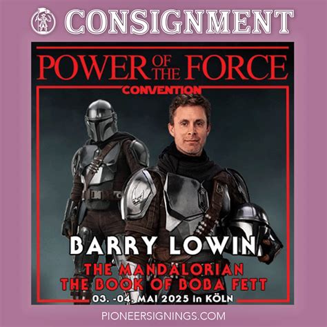 Barry Lowin Pioneer Signings