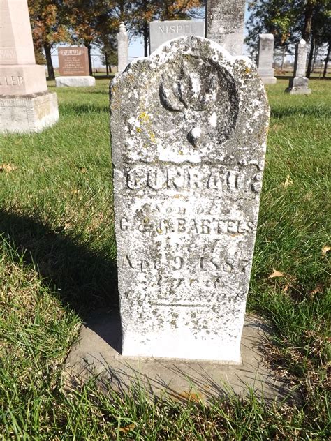 Wilhelm Conrad “conrad” Bartels 1883 1887 Find A Grave äreminne