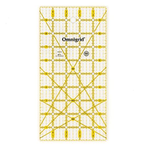Omnigrid 5x10 Quilting Ruler Clear Easy To Read Design Buy Now