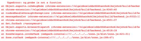Ngprobe Is Not A Function After Installing Augury As Chrome Extension