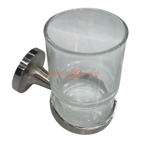 კბილის ჯაგრისის ჭიქა მქრქალი ვერცხლისფერი Mh 26899 1