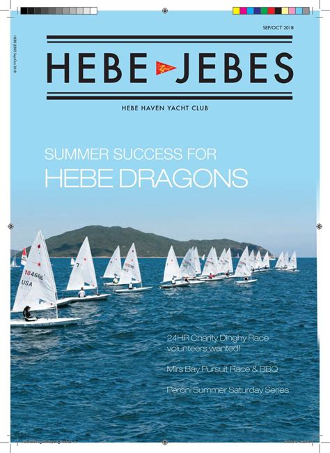 Hebe Jebes Sepoct 2018 By Hebe Haven Yacht Club Issuu