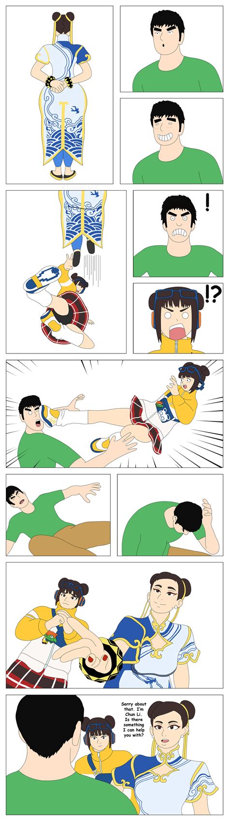 Fighters Log Chun Li Liddle Liddle Liddle Li Fen By Fighter1manga On Deviantart