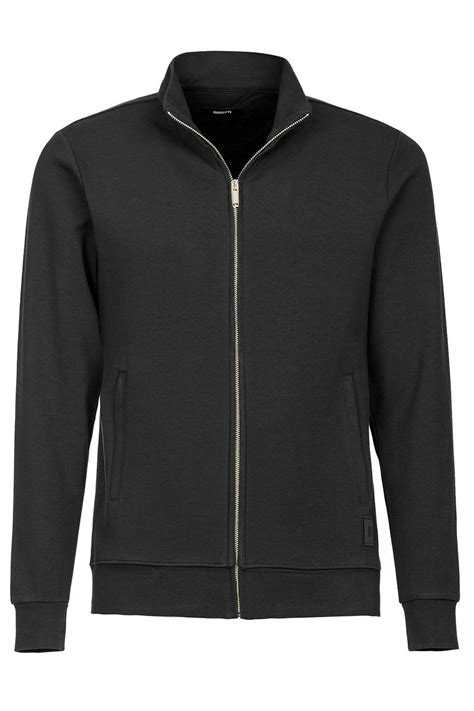 Hanorac Slim Negru Uni Bigotti Ro 1321912