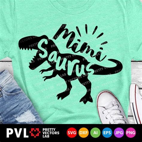 Mimi Saurus Svg T Rex Dinosaur Svg Grandma Svg Dxf Eps Etsy Hong Kong