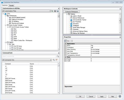 solved toolspace palette not visible at all autodesk community