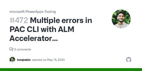 Multiple Errors In PAC CLI With ALM Accelerator Deplyoments Issue Microsoft PowerApps