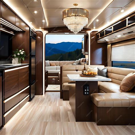 Glamorous Rv Interior Design Ideas With Bold Lighting And Textures