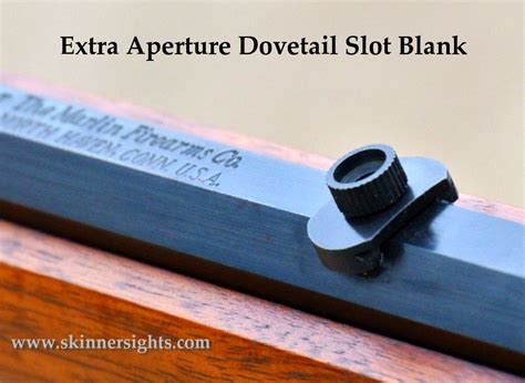 Dovetail Sight Blank W Aperture Storage