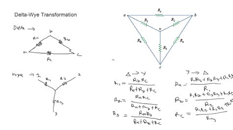 Delta Wye Transformation Docsity