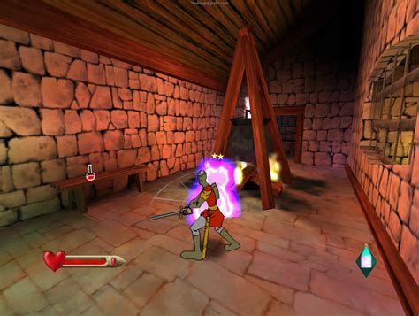 Dragons Lair 3d Gamecube 018 The King Of Grabs