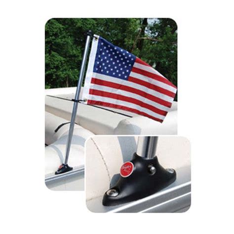 Flag Pole Socket With Flag Pontoon Restore