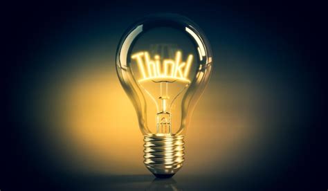 Premium Photo Thinking Concept Shining Light Bulb 3d Illustration