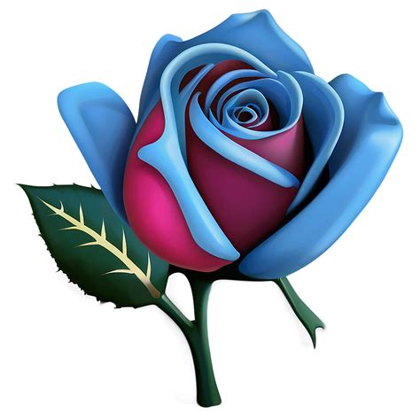 Download Blue Rose Emoji Png 06202024