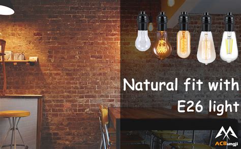 E26 Light Socketstandard Screw In Lamp Socket Holder For Edison Retro