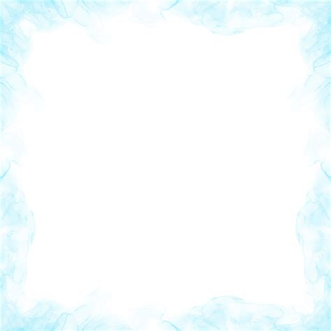 Abstract Cyan Ink Frame 34002894 Png