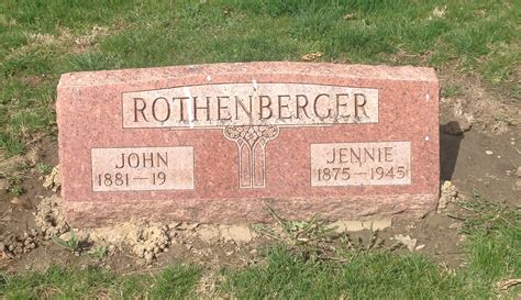 Eliza Jane “jennie” Paul Rothenberger 1875 1945 Memorial Find A Grave