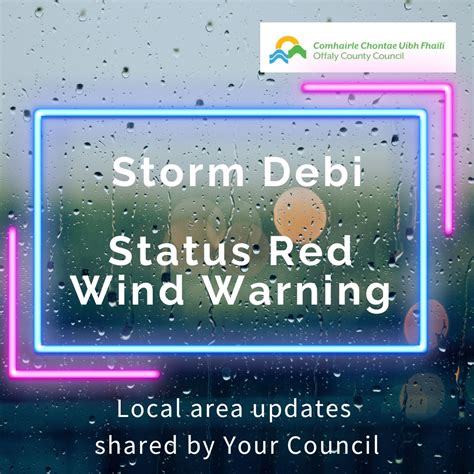 Status Red Wind Warning For Offaly 131123 Updated Offaly