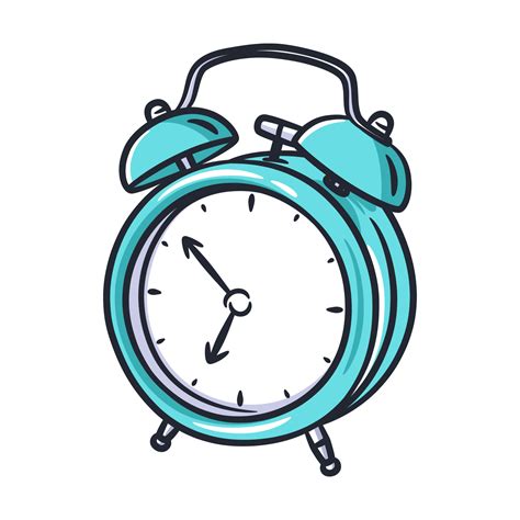 Classic Ringing Alarm Clock Illustration 11116300 Vector Art At Vecteezy