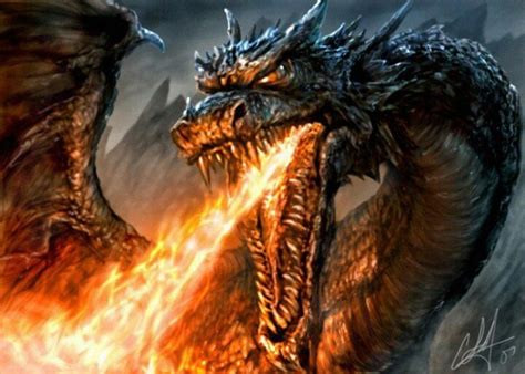 Fire Breathing Dragon Dragon Pictures Mythological Creatures