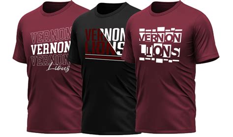 Vernon Lions Logo Lion Football Vernonlionsball X