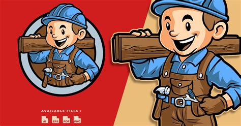 Engeneering Character Cartoon Mascot Objects Ft Cartoon And Character