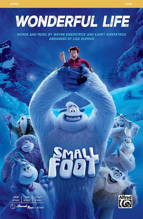 Wonderful Life From The Movie Smallfoot 2 Part As Recorded By