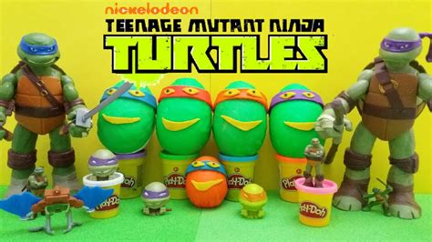 Juguetes Tortugas Ninja Play Doh Huevos Sorpresa Gigantes Ninja Turtles
