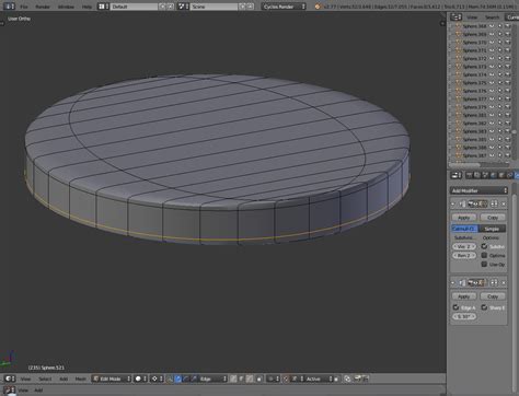 Modeling How Can I Keep Hard Edges With This Shape Blender Stack