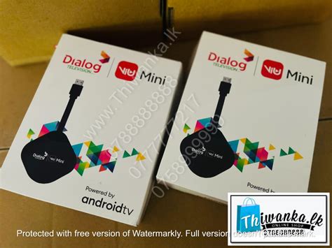 Dialog Viu Mini Tv Box Post Paid Special Limited Offer Thiwankalk