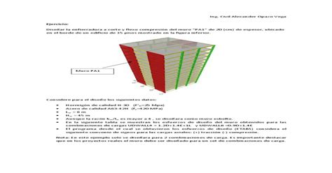 Ejemplo Diseño Muros Pdf Document