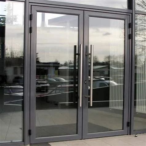 Aluminium Hinged Glass Door For Homeoffice And Hotel Thickness 8mm
