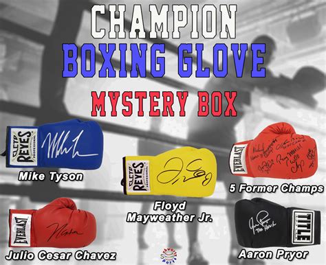 Boxing Champion Signed Boxing Glove Mystery Box Series 12 Limited To