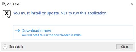 Bug Vrcx Showing Net 8 Installupdate Prompt Even When It Is