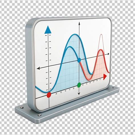 Modulus Graph 3d Icon Premium Ai Generated Psd