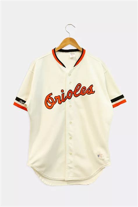 Vintage Mlb Baltimore Orioles Button Up Baseball Jersey Urban Outfitters