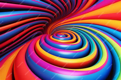 Premium Photo Retro Groovy Psychedelic Optical Illusion Background Abstract Optical Illusion