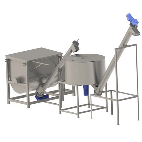 20 Kmph Stainless Steel Double Phase Continuous Mixing System For Commercial Capacity 200 Kg