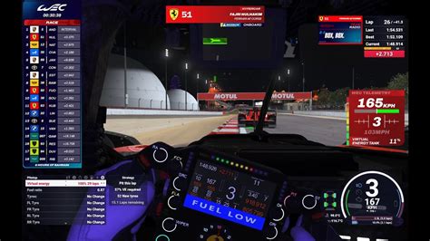 Beta Version Of The Wec Leaderboard Simhub Overlay For Le Mans Ultimate