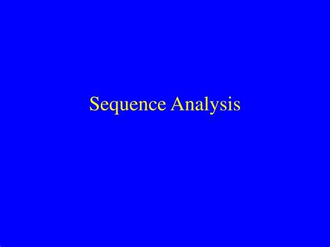 Ppt Motif Analysis Framework For Sequence Families Insights For Gene