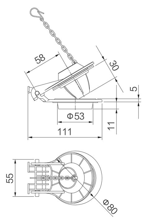 B6020 Toilet Flapper Xinyu