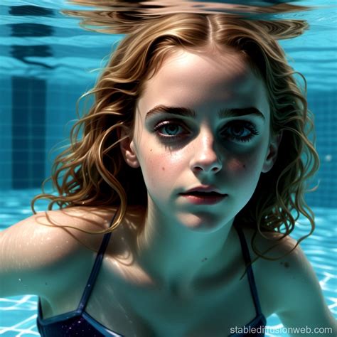 Hermione Granger Pool Swimming Stable Diffusion Online