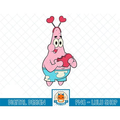 Spongebob Squarepants Valentines Patrick Eats Love Png Inspire Uplift