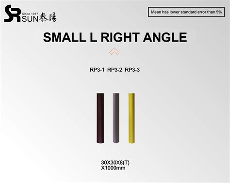 Small L Right Angle Rp3 1 Sun Rubber