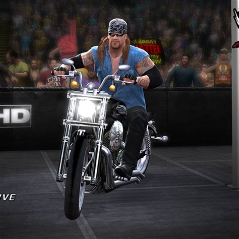 Undertaker On His Motorcycle