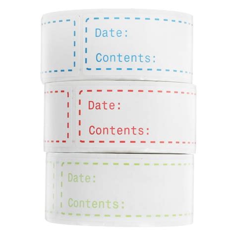 3 Rolls Food Storage Labels Label Sticker Food Date Stickers Food Date Storage Stickers Kitchen