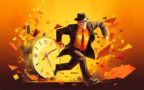 Premium Ai Image Steal Time Productivity Or Procrastination Problem