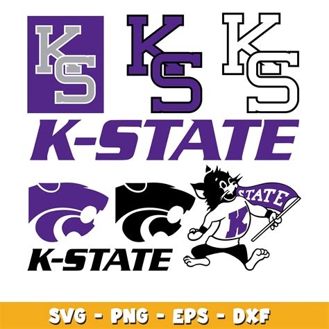 Kansas State Wildcats Bundle Svg Kansas State Wildcats Logo Svg Ncaa