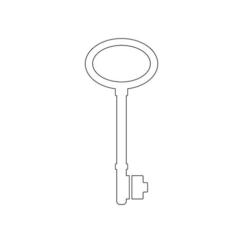 Key Logo Premium Vector